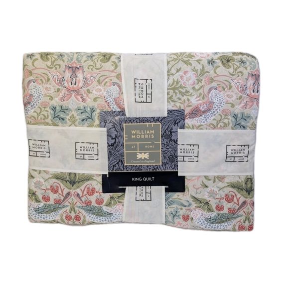 William Morris | Bedding | William Morris Strawberry Thief Quilt New ...